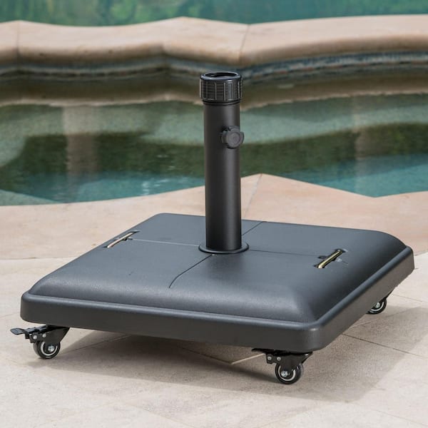 84 Ib Concrete Patio Umbrella Base, Wheelie Umbrella Base, Outdoor ...