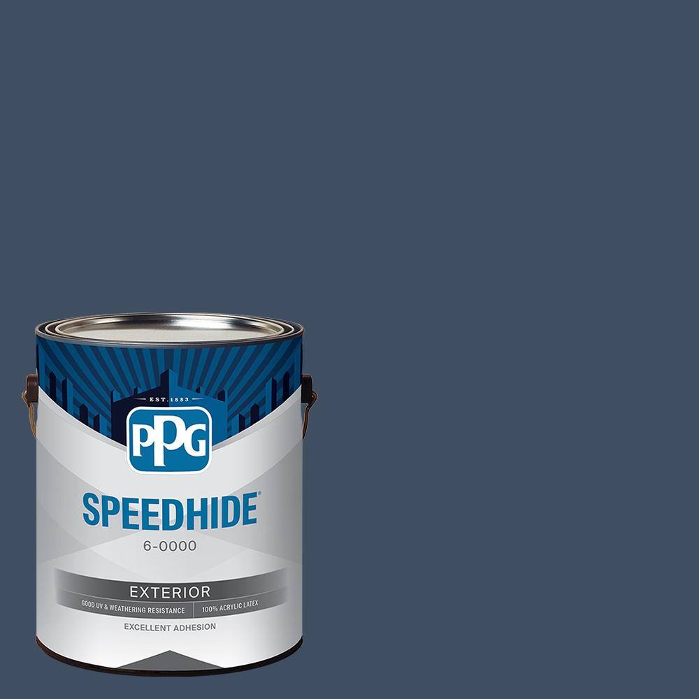 Reviews for SPEEDHIDE 1 gal. PPG1042-7 Admiralty Satin Exterior Paint ...