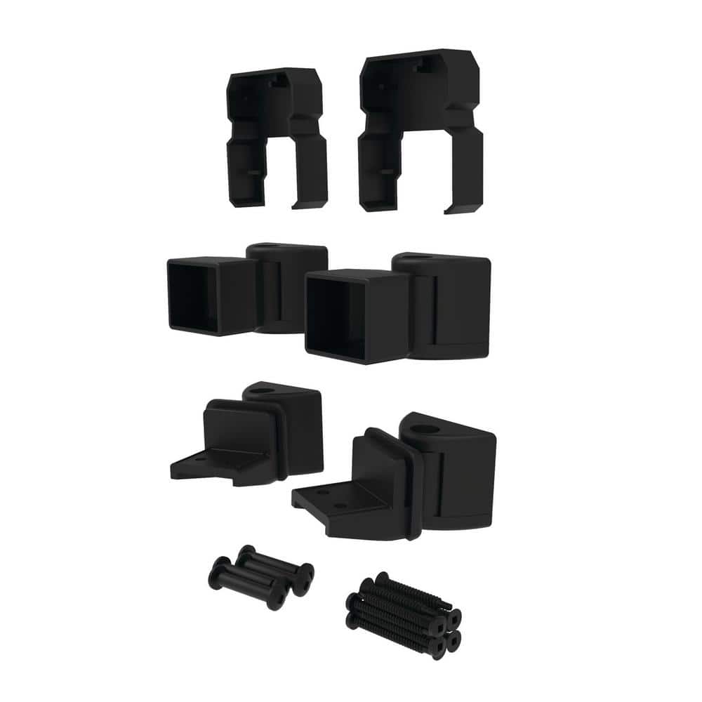 MoistureShield Compass Classic Level Angle Bracket Kit Matte Black ...