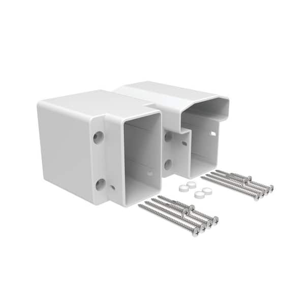 RDI T-Top Swivel Vinyl Stair Bracket Set (2 Top and 2 Bottom Brackets ...