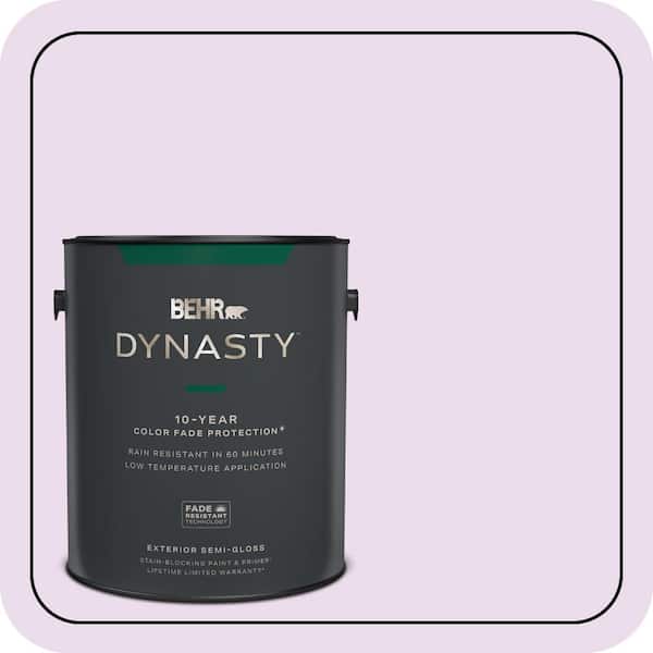 BEHR DYNASTY 1 gal. #P100-1 Sprinkle Semi-Gloss Exterior Stain-Blocking ...