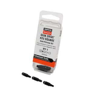 Simpson Strong-Tie Quik Drive #3 Square-Drive Bit (3-Pack) BIT3S-RC3 ...