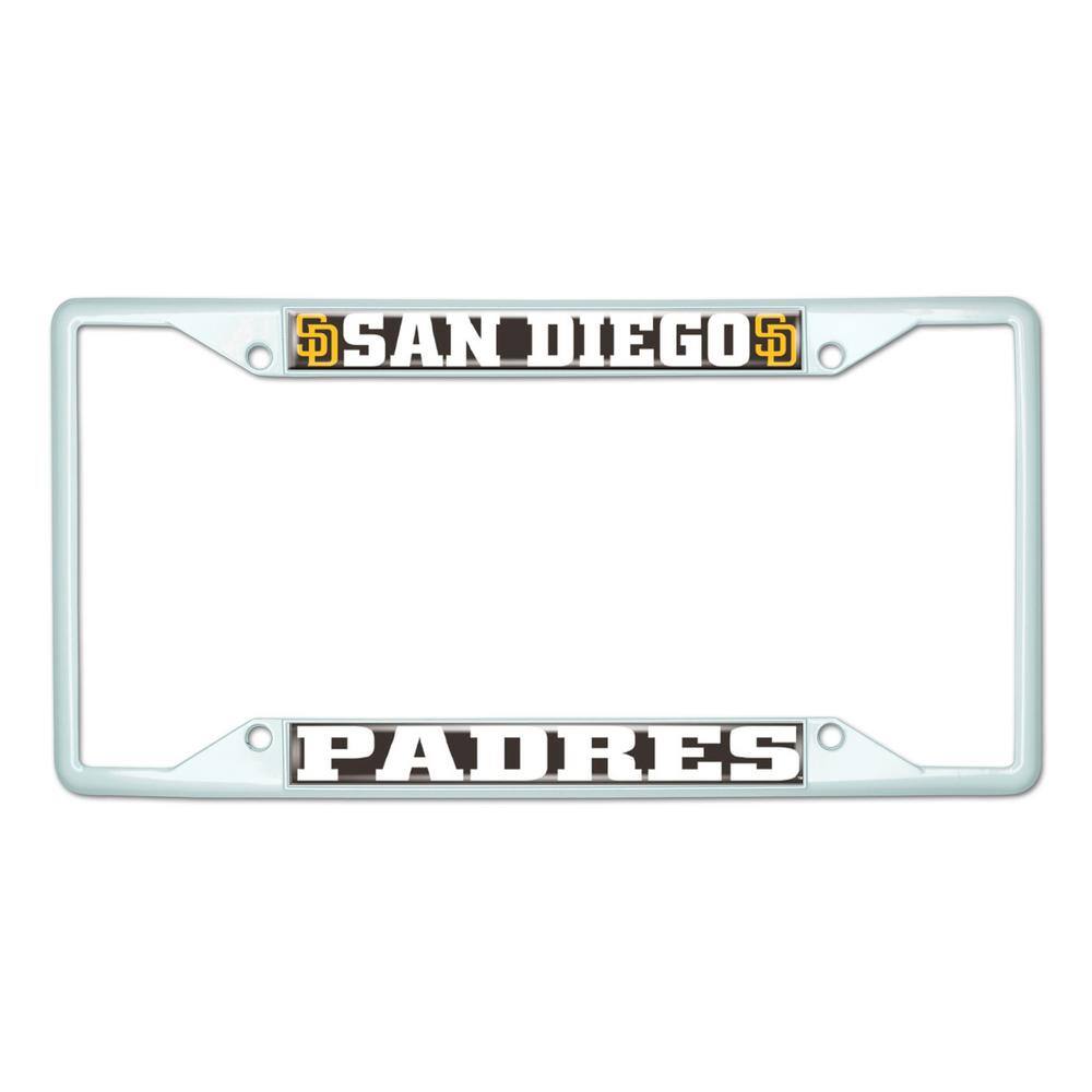 FANMATS Universal Fit MLB - San Diego Padres License Plate Frame ...