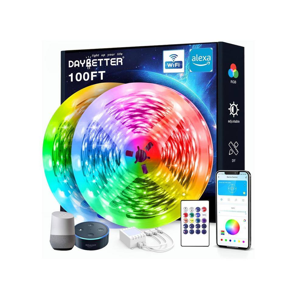 Have a question about Etokfoks 100 ft. Smart Plug-in Dimmable Cuttable ...