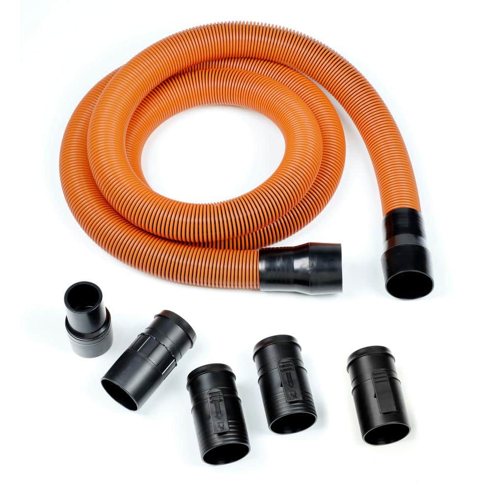 RIDGID 1 7 8 In X 10 Ft Pro Grade Locking Vacuum Hose Kit For RIDGID