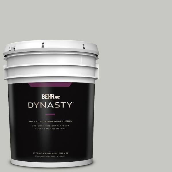 BEHR DYNASTY 5 gal. #MQ2-59 Silver City One-Coat Hide Eggshell Enamel ...