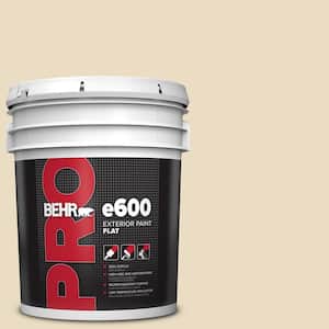 BEHR PRO 5 gal. #PPL-76 Ecru Low Luster Exterior Paint PR62005 - The ...