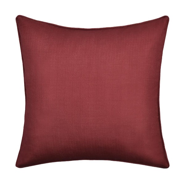 J QUEEN NEW YORK INC Bari Red Jacobean Polyester Euro Sham 26 in. L x ...
