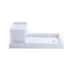 KOHLER Tresham 60 in. x 36 in. Single Threshold Left-Hand Drain Shower ...