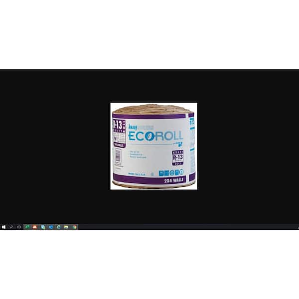 Knauf Insulation Knauf EcoRoll R13 3-1/2"x15"x32" Kraft-Faced Roll ...