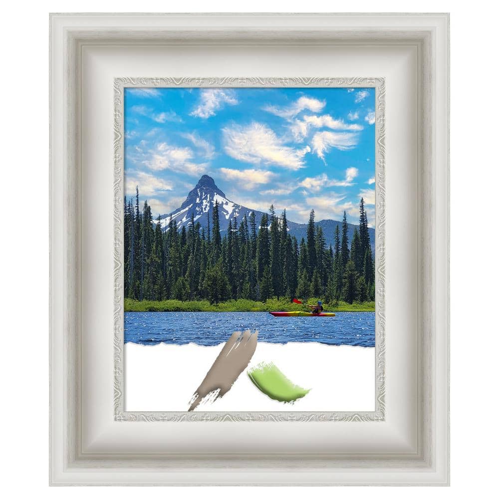 Amanti Art Parlor White Picture Frame Opening Size 11 x 14 in ...
