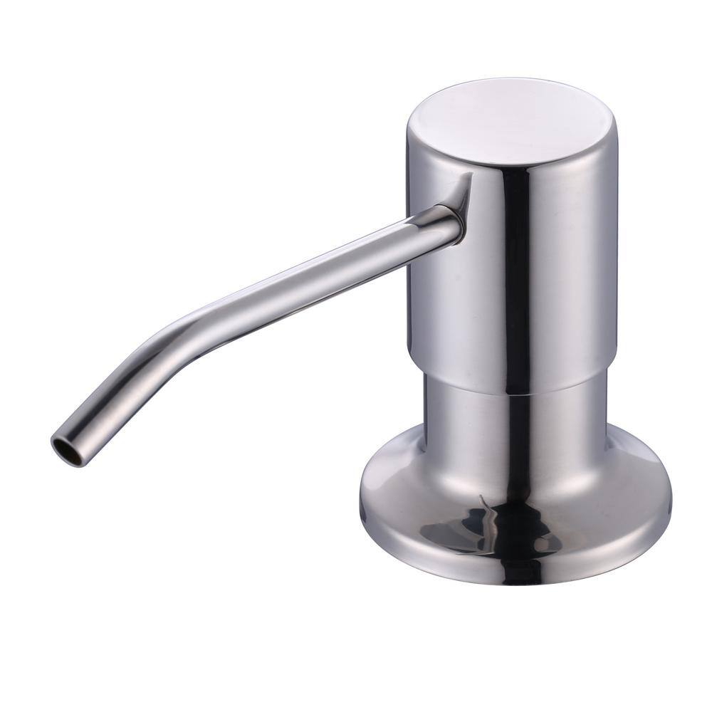 IVIGA Kitchen Sink Mount Lotion Dispenser Top refill Stainless Steel ...