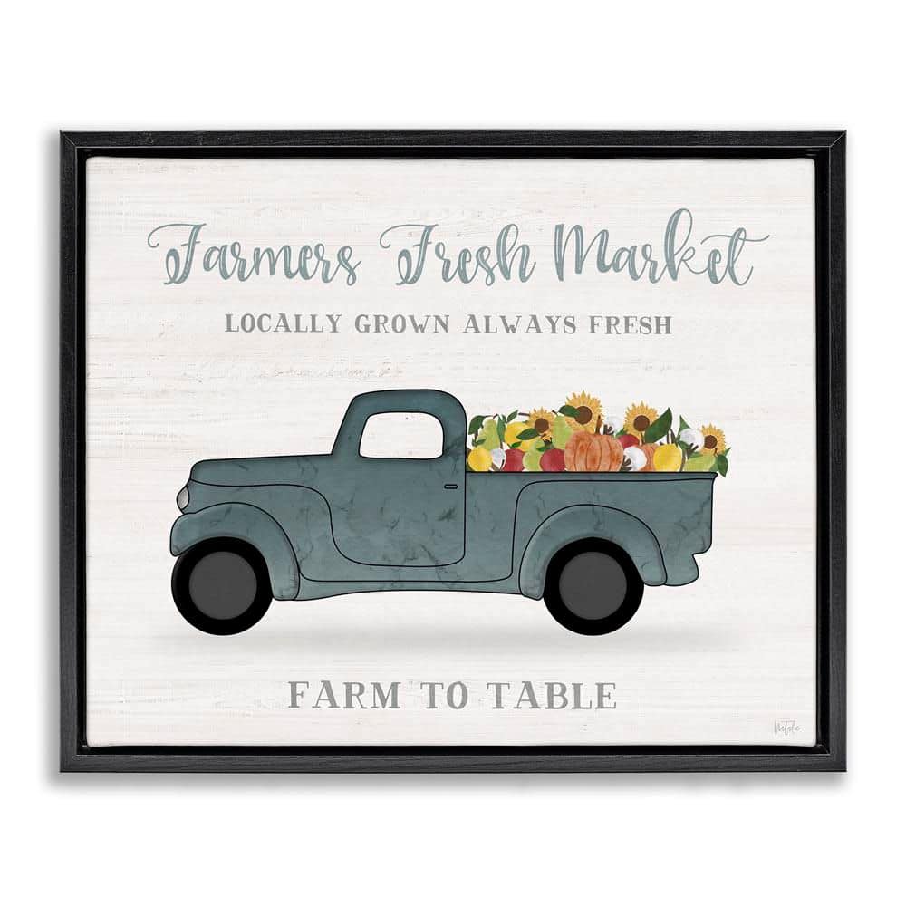Stupell Industries Farmers Fresh Market Truck by Natalie Carpentieri ...