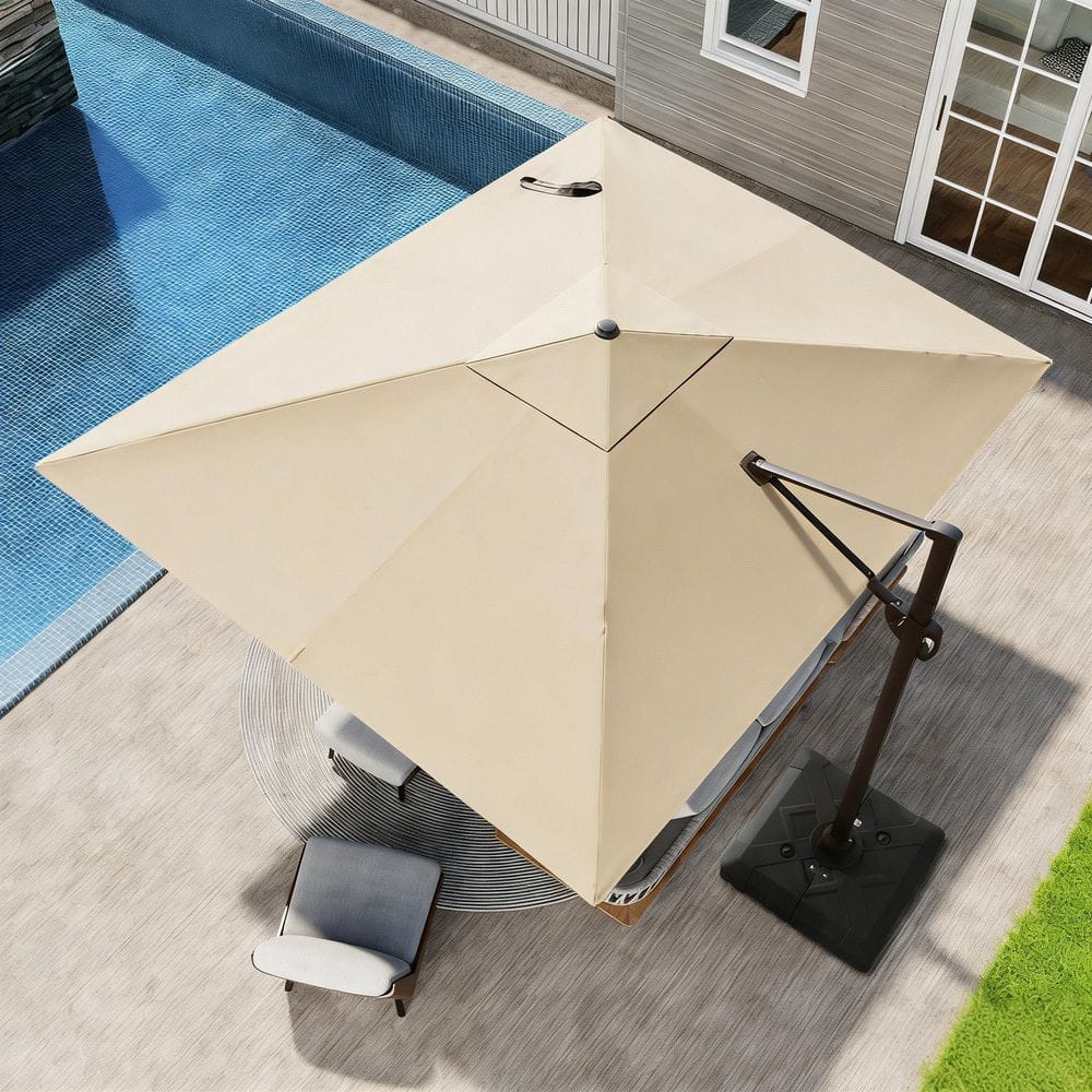 Reviews for Pellebant 11 ft. x 9 ft. Aluminum Offset 360° Rotation ...