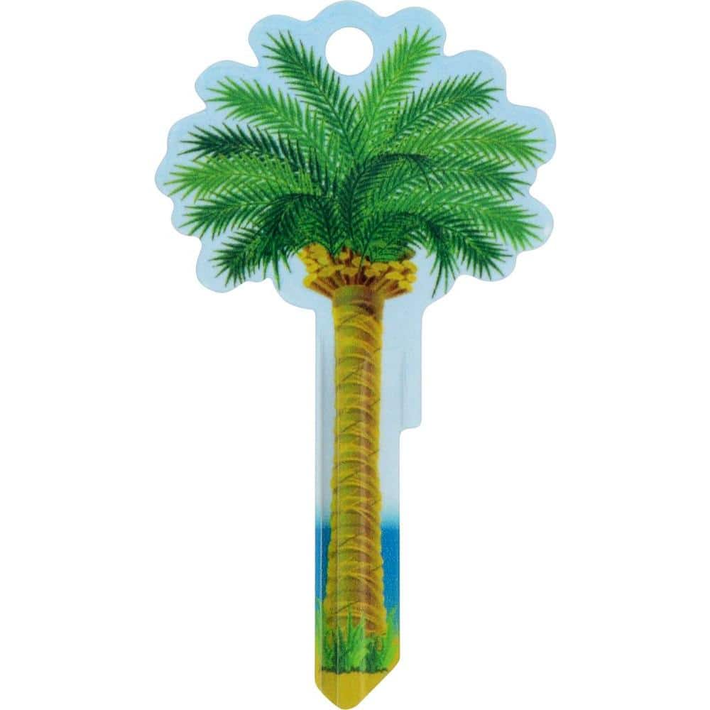 #66 Palm Tree Shaped Key Blank 86927 - The Home Depot