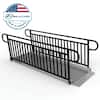 EZ-ACCESS GATEWAY 3G 9 ft. Aluminum Solid Surface Wheelchair Ramp with ...