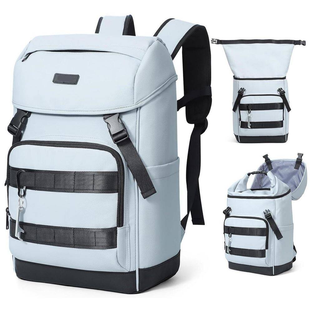Misopily 32 qt. Roll Top Insulated Leakproof Soft-Side Cooler Backpack ...