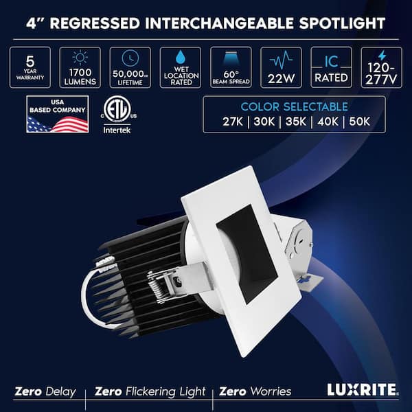 Rectangle - Recessed Lighting - The Home Depot