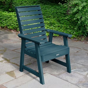 Highwood Weatherly Outdoor Plastic Armchair AD-CHDW2-CGE - The Home Depot