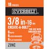 Everbilt 3/8 in. Zinc-Plated Nuts Washers and Lock Washer (6-Piece Per Pack) 823262 - The Home Depot