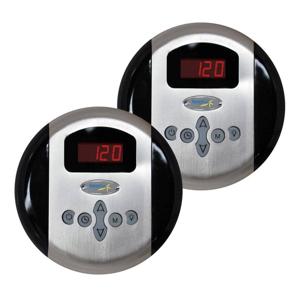 SteamSpa Programmable Steam Bath Generator Dual Control Panels in ...