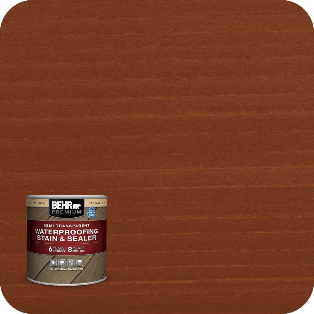 Have a question about BEHR PREMIUM 8 oz. #ST-330 Redwood Semi ...
