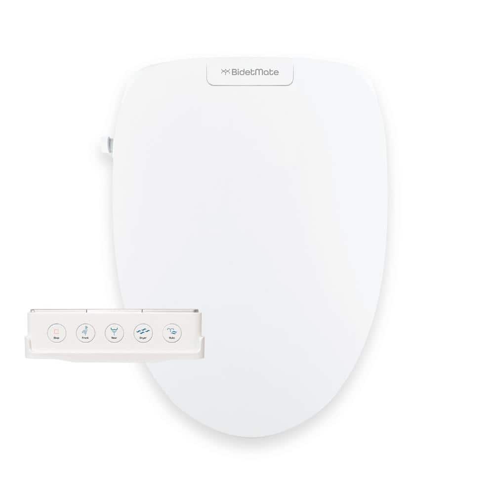 BIDETMATE 3500 Series Electric Plug-In Bidet Seat for Elongated Toilets ...