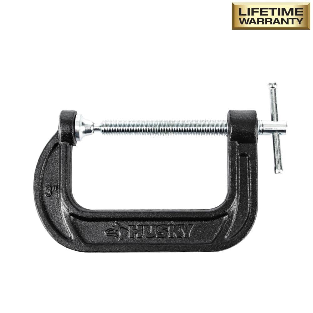 Husky 3 in. C-Clamp 012379 - The Home Depot