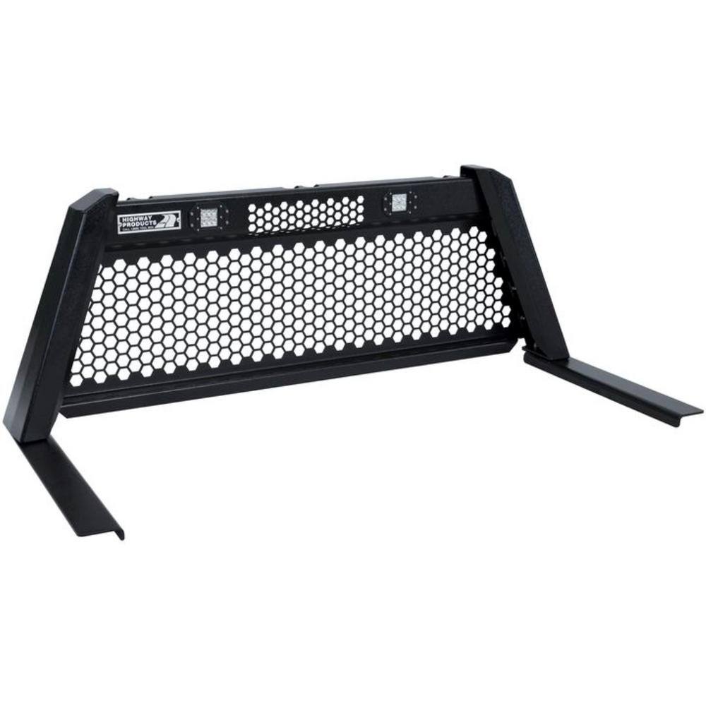 HIGHWAY PRODUCTS GUARDIAN HEADACHE RACK WITH SMOOTH BLACK UPRIGHTS ...
