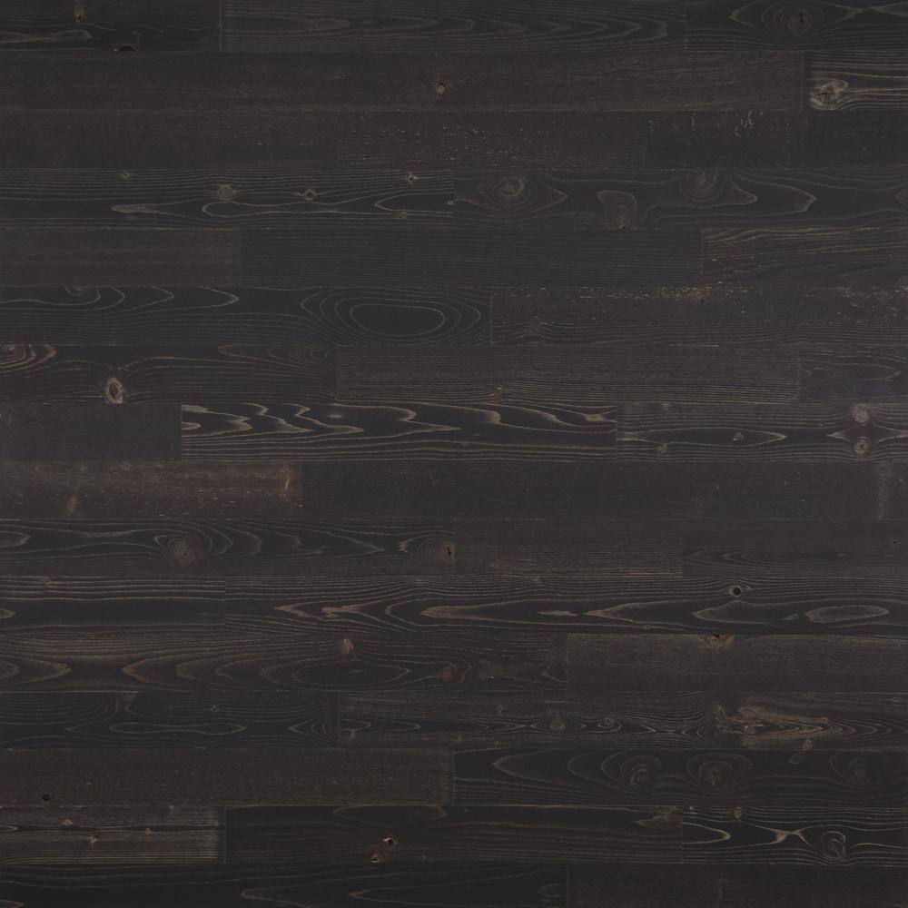 Timberchic 1/8 in. x 3 in. x 12-42 in. Peel and Stick Black Wooden ...