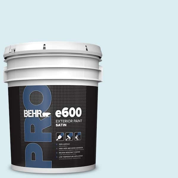 BEHR PRO 5 gal. #550C-1 Airy Satin Exterior Paint PR64005 - The Home Depot