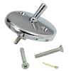 DANCO Overflow Plate with Trip Lever in Chrome 80991 - The Home Depot