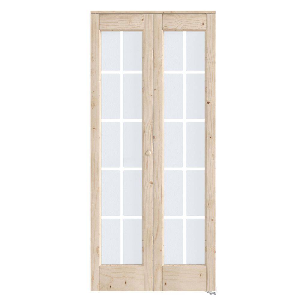 easelife 36 in. x 80 in. 3/4 Lite Frosted Glass Preassembled Solid Core ...