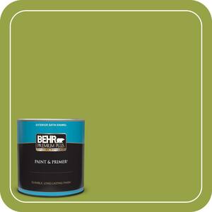 BEHR ULTRA 1 gal. #P360-6 Fresh Apple Extra Durable Flat Interior Paint ...