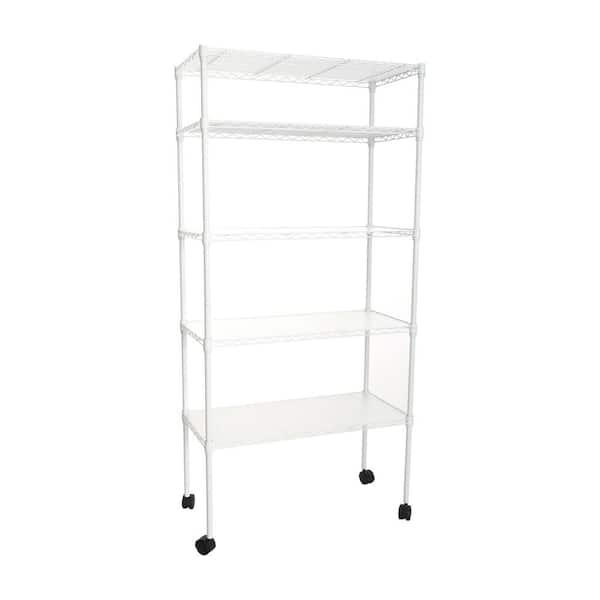FIROMO 5-Tier Commercial Grade Heavy Duty Metal Shelving (14 in. W x 60 ...