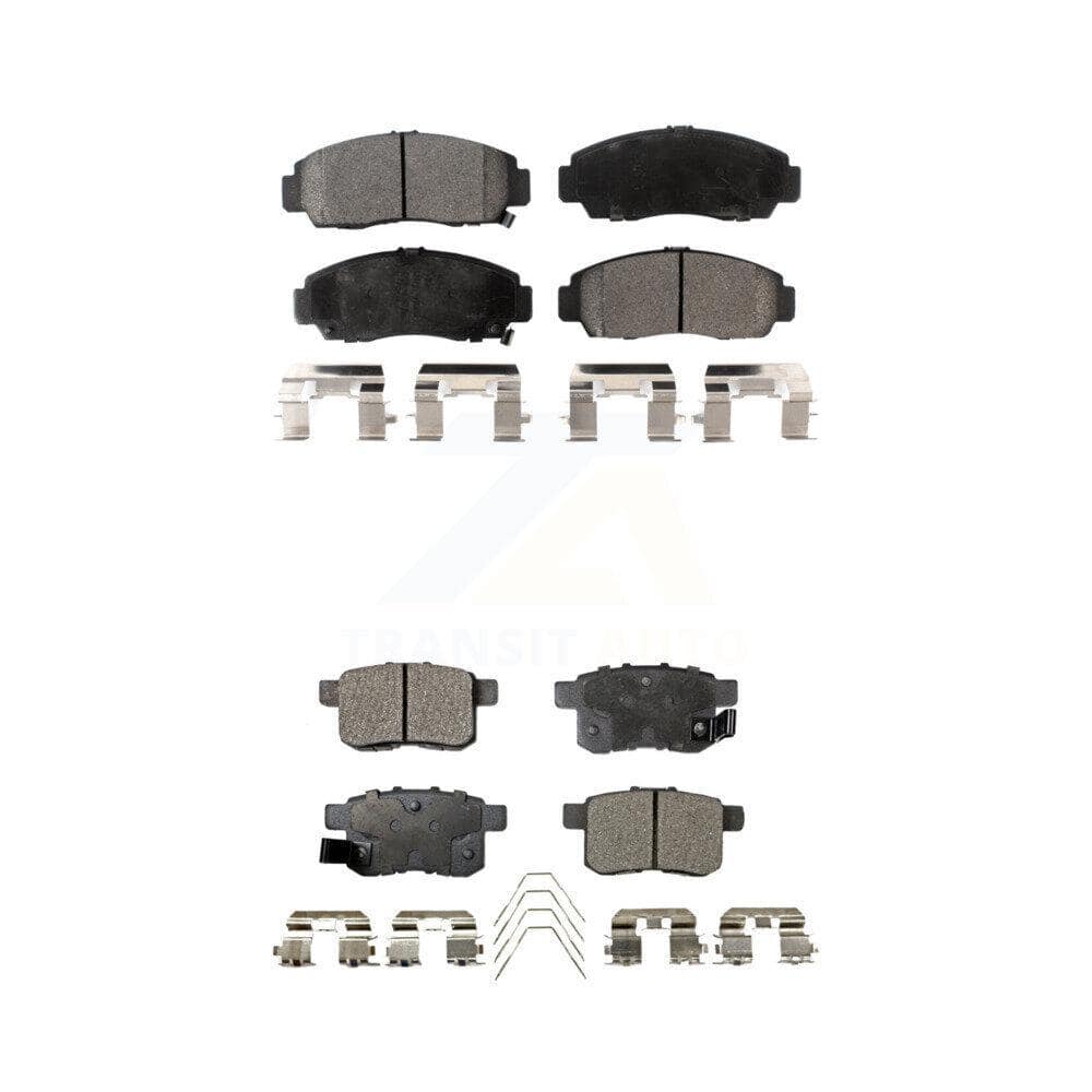 TEC Front Rear Ceramic Brake Pads Kit For Honda Accord Acura TSX KTC ...