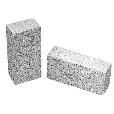 2.25 in. x 4 in. x 8 in. Gray Cement Brick 619345 - The Home Depot