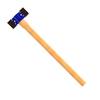 Bon Tool 7-3/4 in. x 2-3/4 in. Rubber Sledge with 35 in. Wood Handle 21 ...