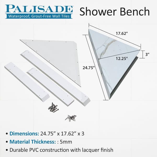 Shower Bench Seat Dimensions