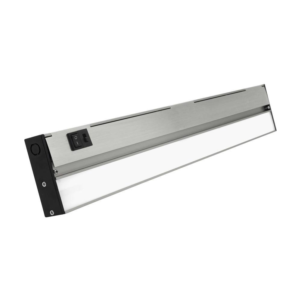 NICOR NUC-5 Series 21.5 in. Nickel Selectable LED Under Cabinet Light ...