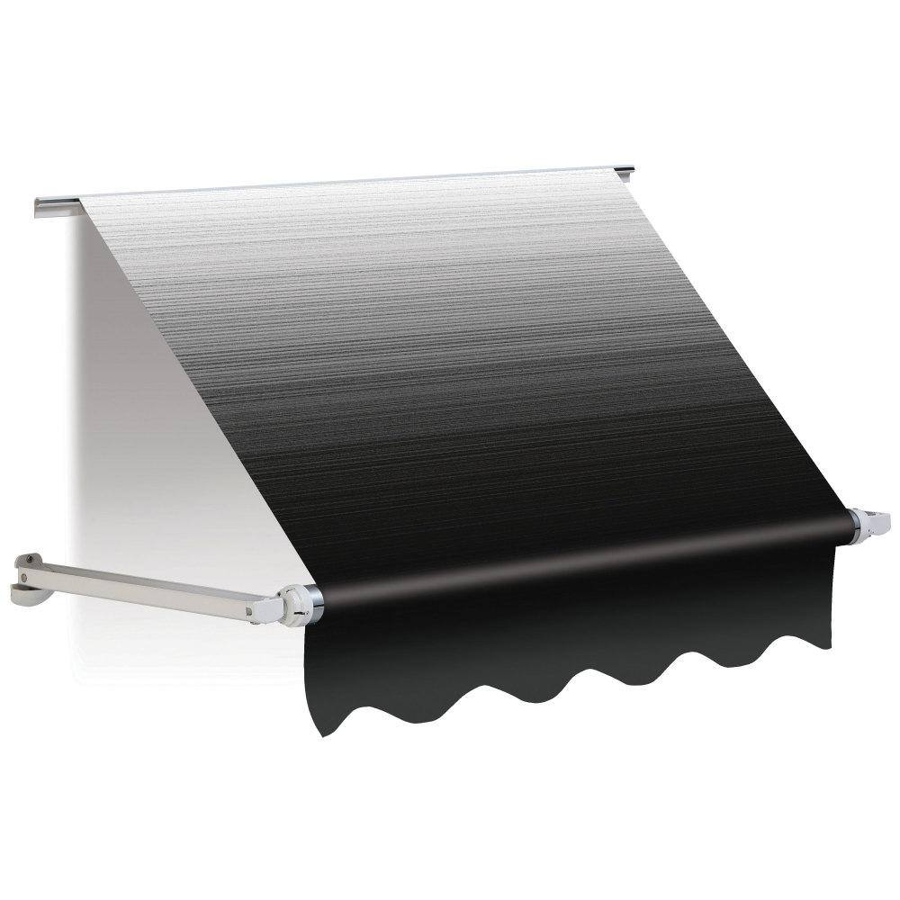 DOMETIC Deluxe Plus Standard Window Awning - 66 in., Onyx Vinyl with ...