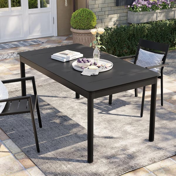 Have a question about Pellebant Aluminum Patio Outdoor Dining Table ...