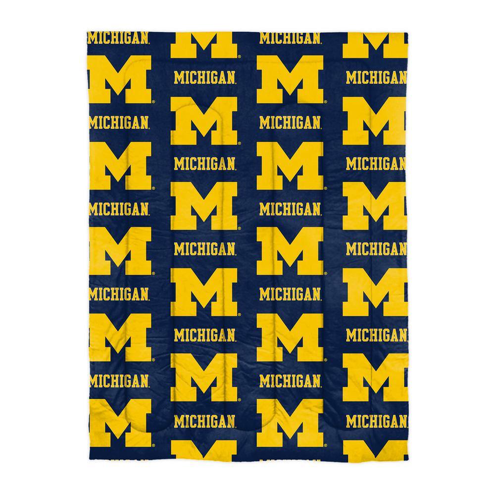 THE NORTHWEST GROUP 4-Piece Michigan Wolverines Twin Size Multi Colored ...