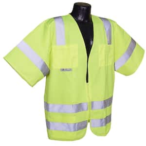 Radians Std Class 3 Extra Large Orange Solid Safety Vest SV83OSXL - The ...
