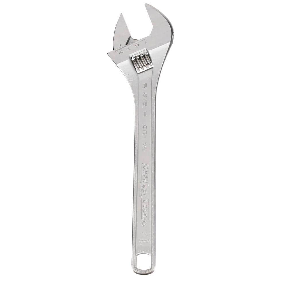 Channellock 15 in. Adjustable Wrench 815 - The Home Depot
