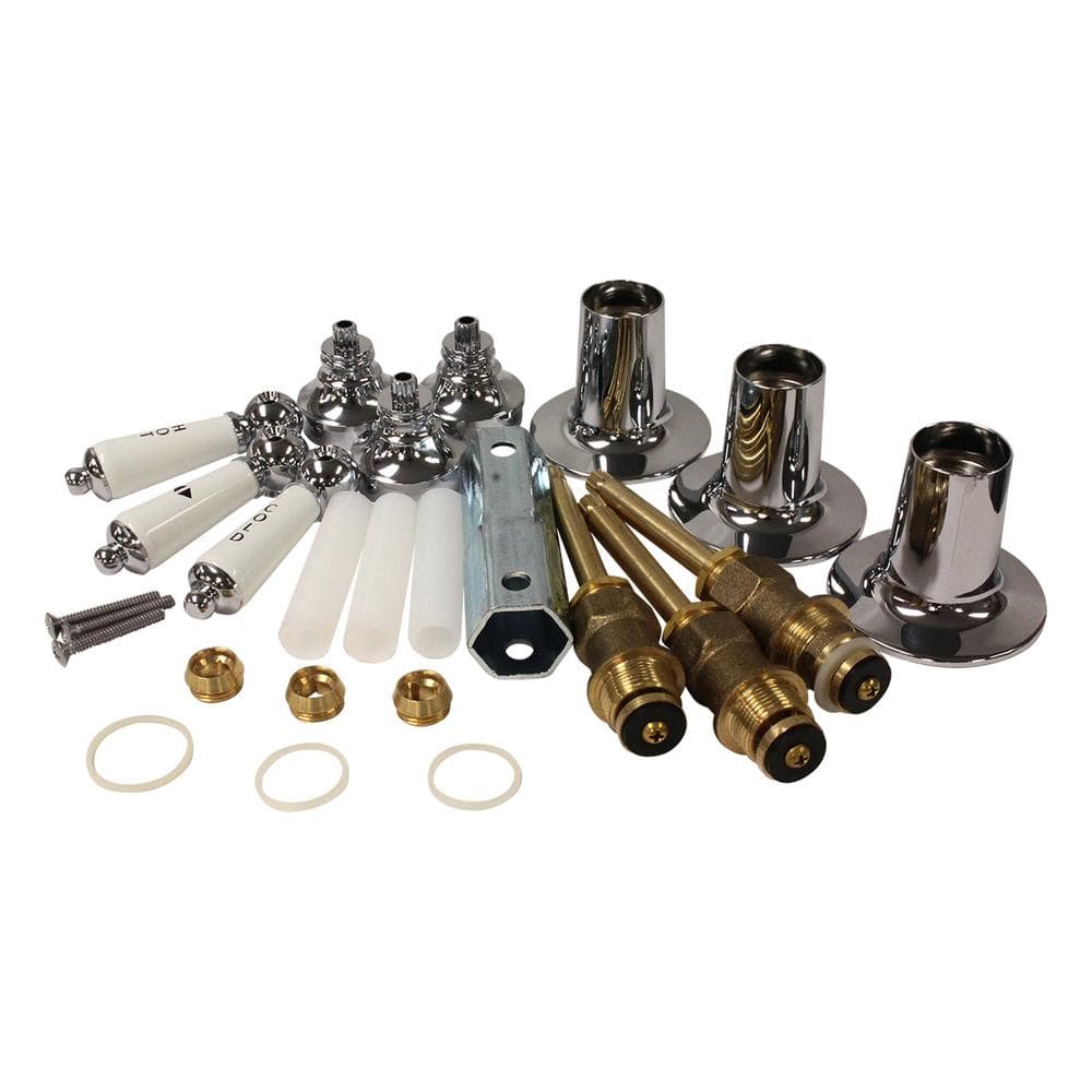 Everbilt 3-Handle Shower Valve Repair Kit for Price Pfister Faucets ...