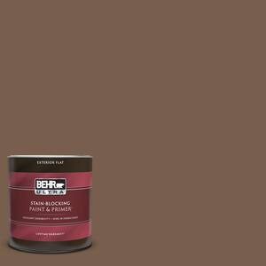 BEHR MARQUEE 1 qt. #250F-7 Melted Chocolate Matte Interior Paint ...