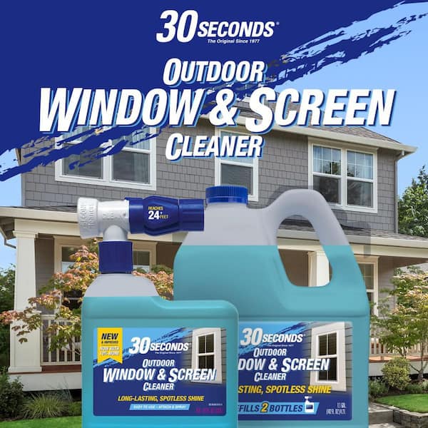 30 Seconds 64 oz. Outdoor Ready to Spray Window and Screen Cleaner ...