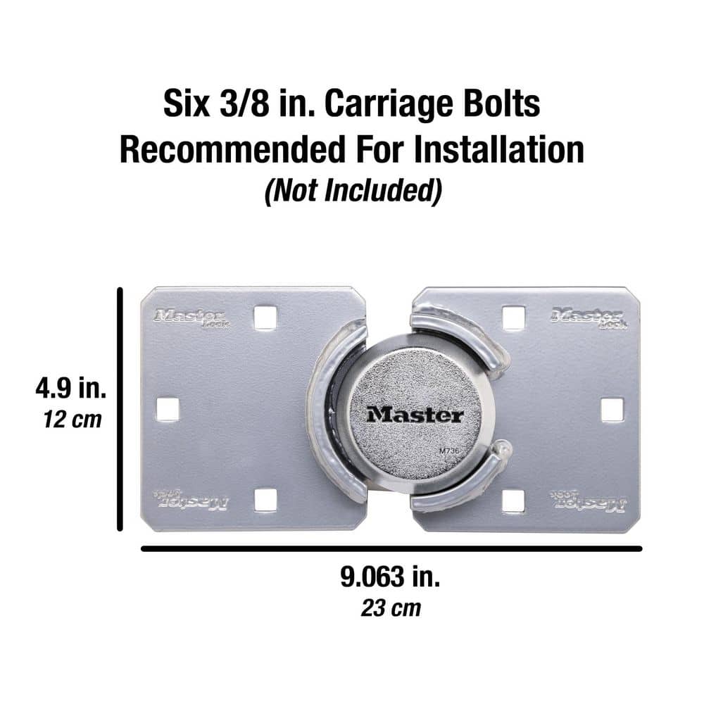 Heavy Duty Padlock with Key, Hidden Shackle (Hasp Included) Best Deals ...