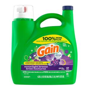 Gain 144 oz. HE Original Scent Liquid Laundry Detergent (100-Loads ...